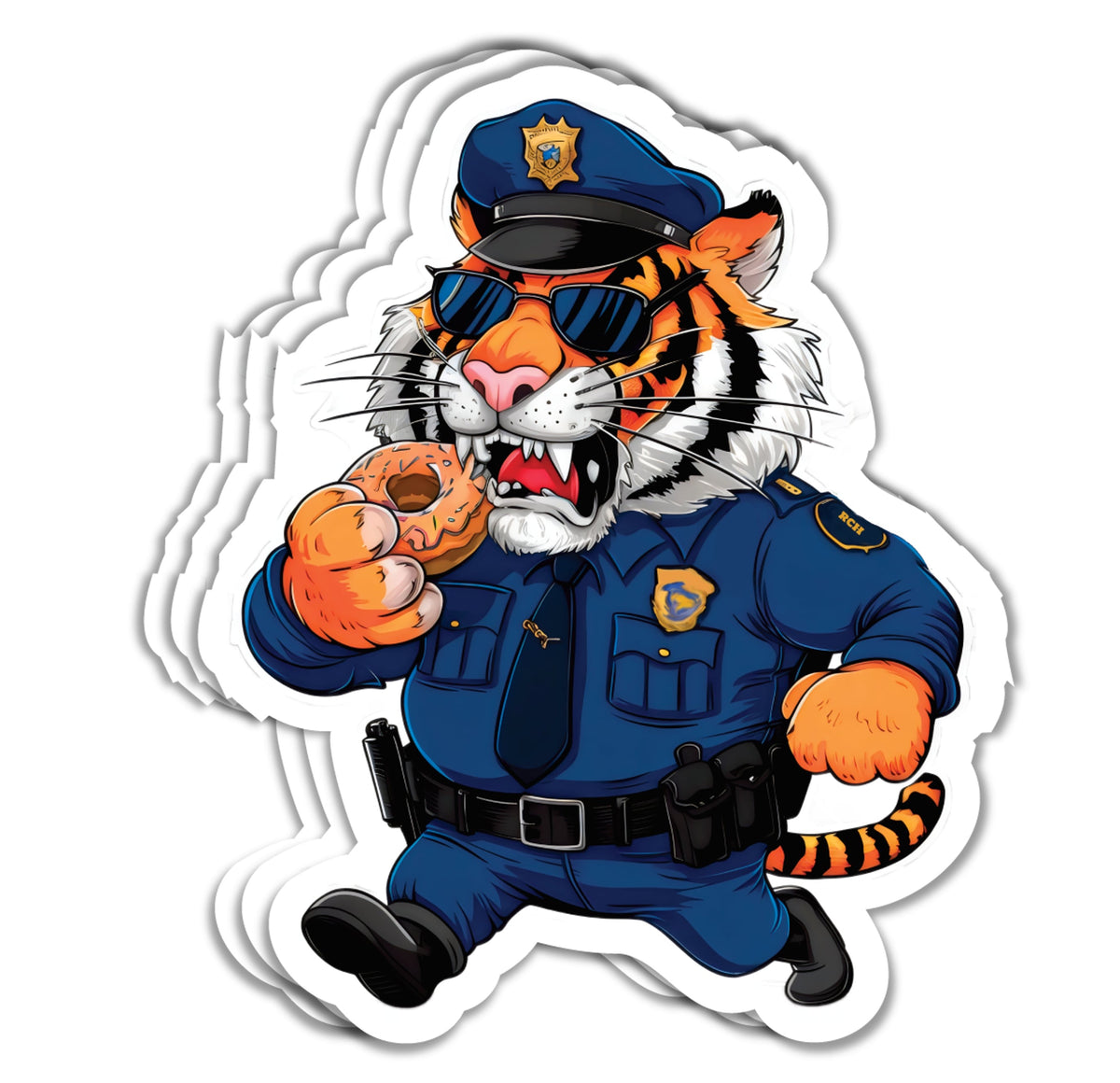 RCH Police Tiger Sticker – Squad Life