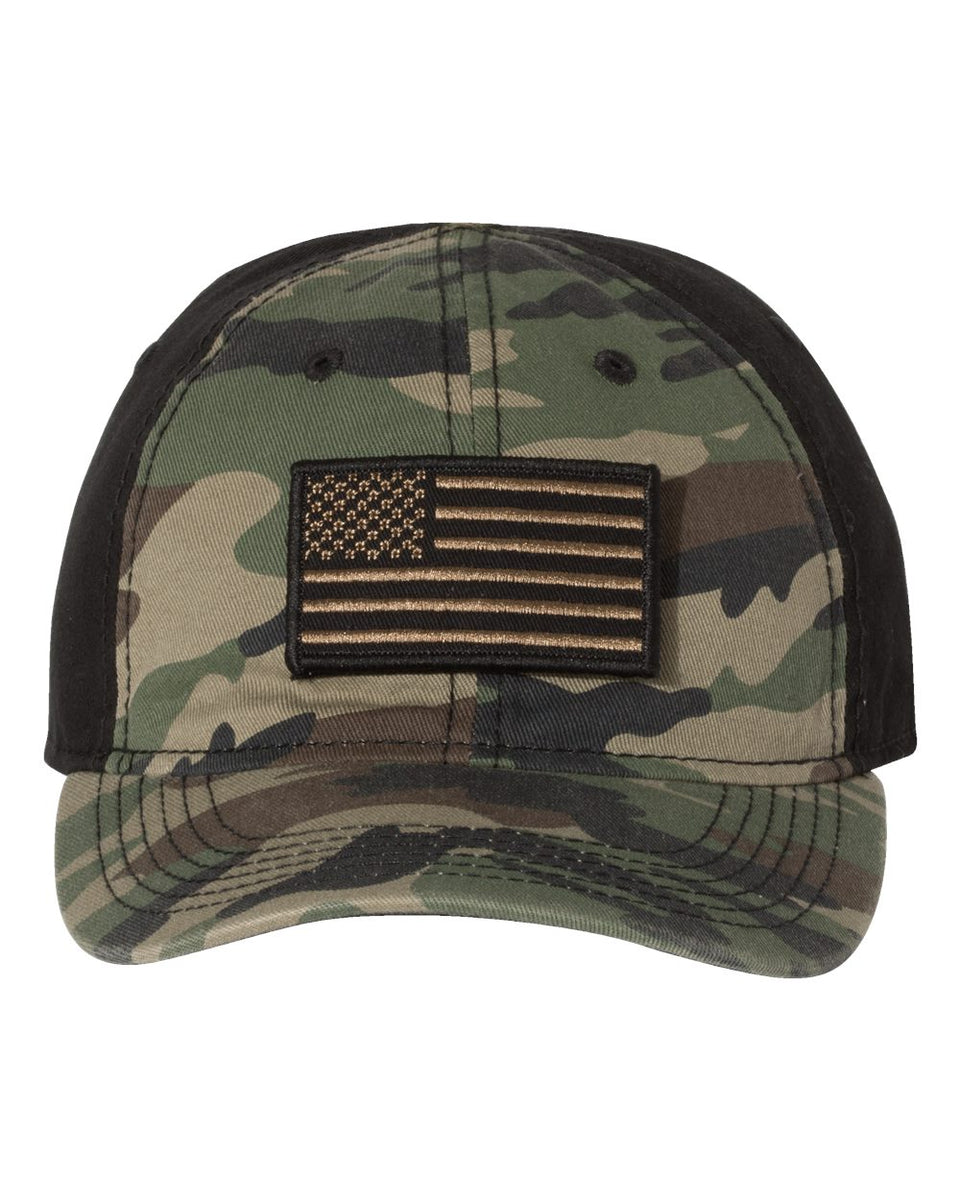 Squad Life American Flag Velcro Patch Hat