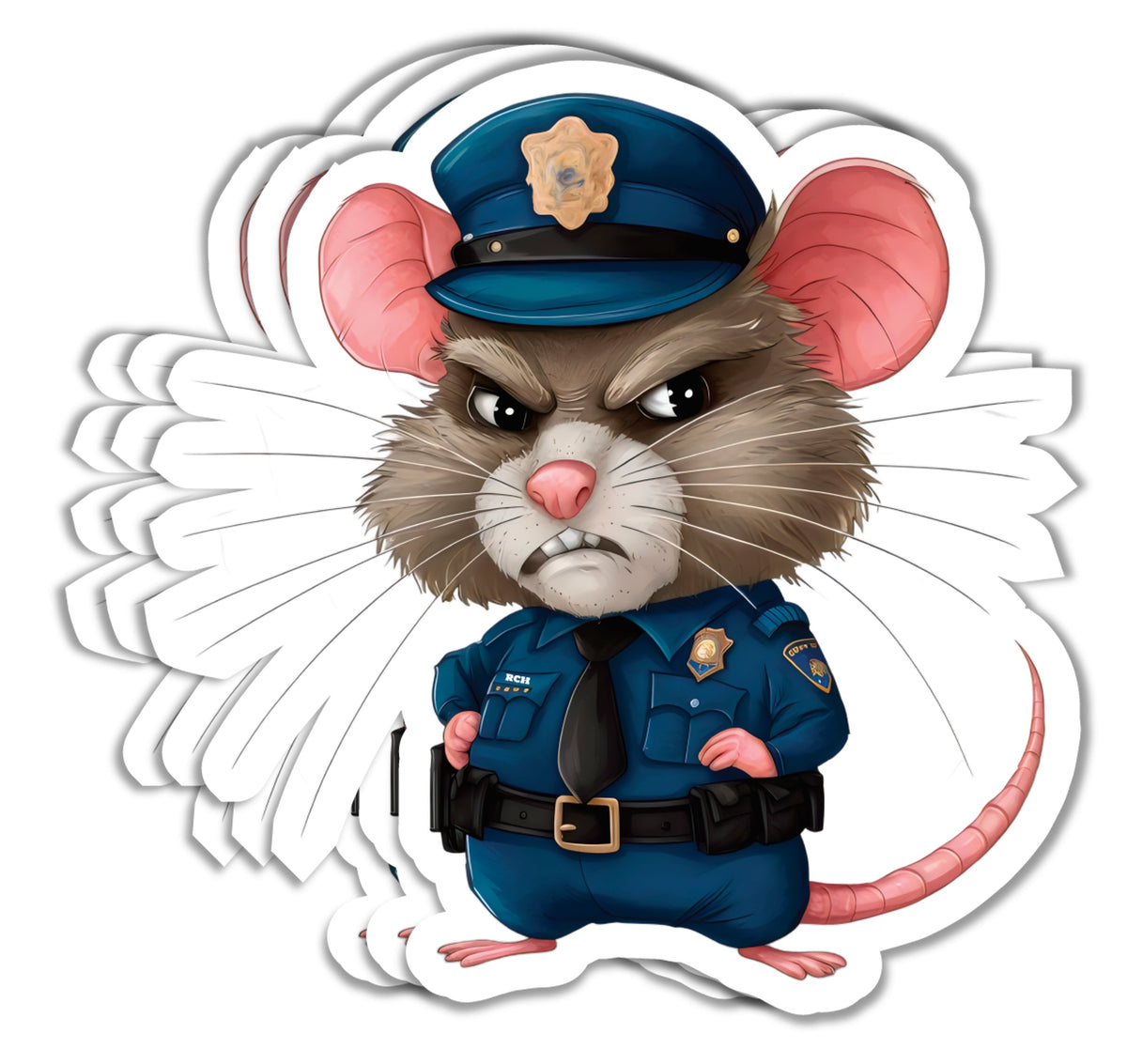 RCH Police Rat Sticker – Squad Life